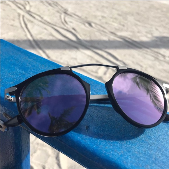 eyepster | Accessories | Omni Purple Polarize Futuristic Mirrored ...